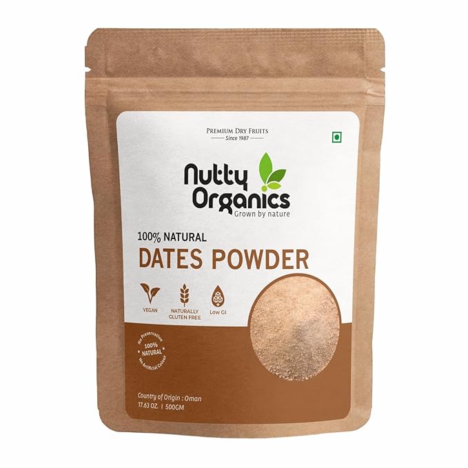 Natural Dry Dates Powder | Fine Kharek Powder | Healthy Sugar Substitu ...